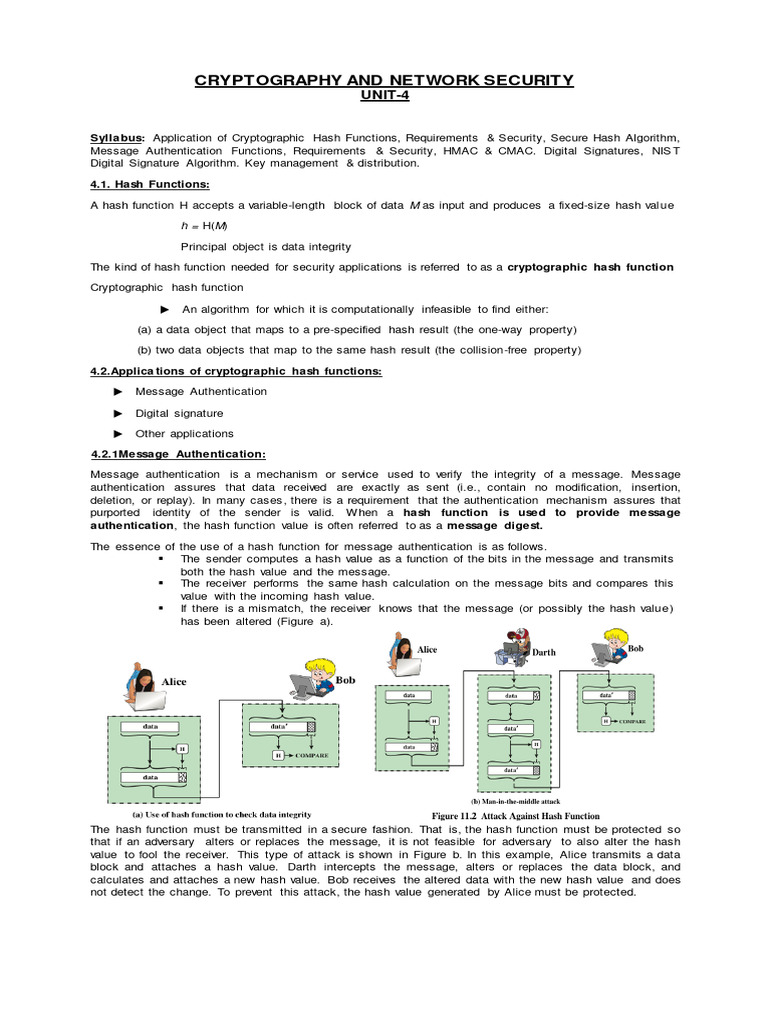 Completeunit 4 1 | PDF | Public Key Cryptography | Cryptography