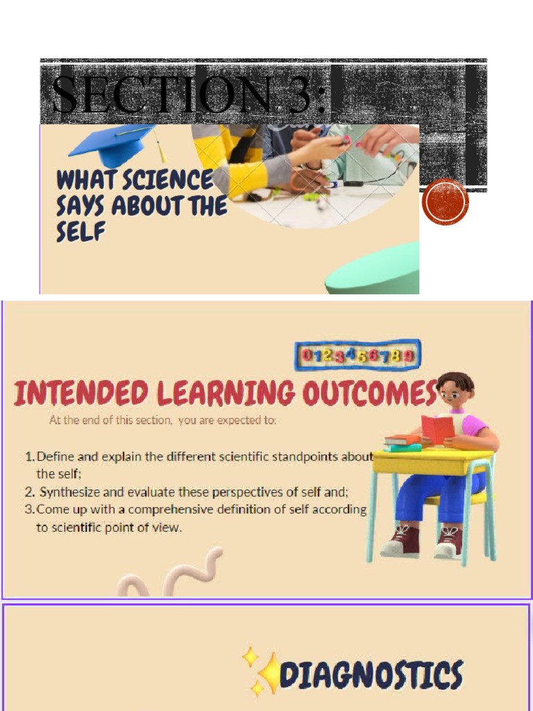 SECTION 3 What Science Says About The Self | PDF | Science | Self