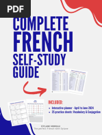 French Verb Tense Cheat Sheet | PDF | Perfect (Grammar) | Language ...