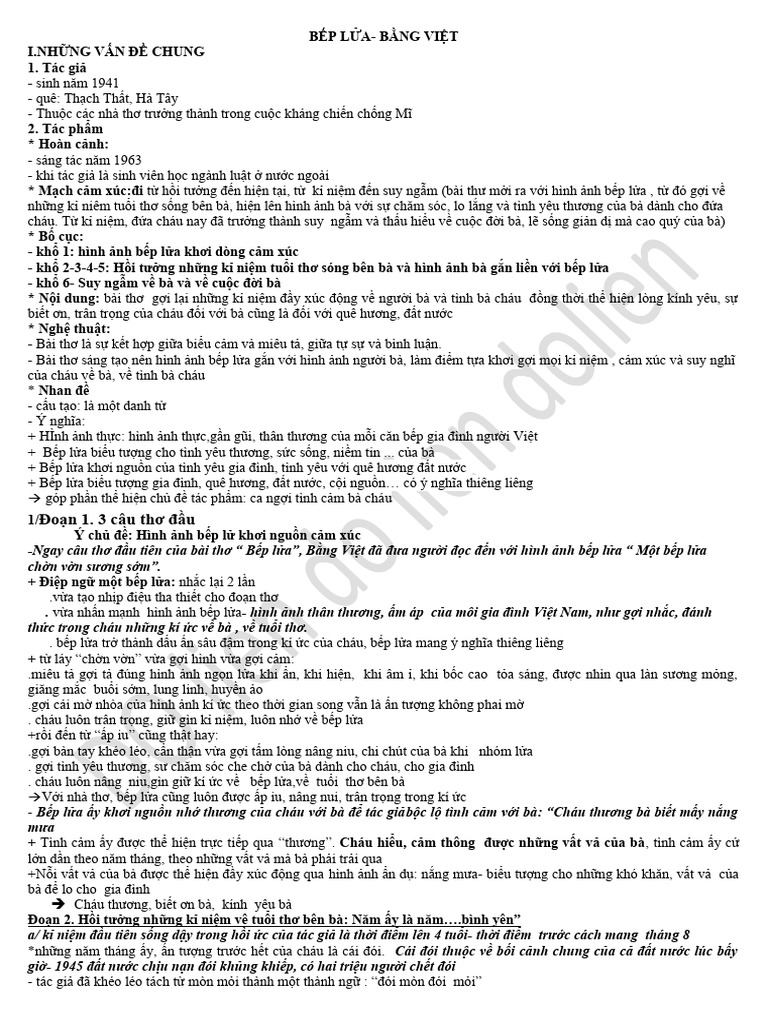 Bep Lua in CHUAN in Cho Hs 111 | PDF