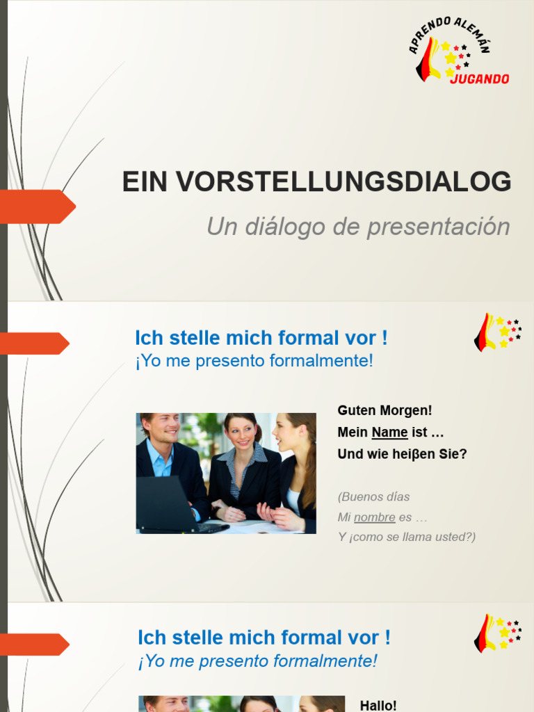 01 Practica de Una Presentacion Formal e Informal | PDF