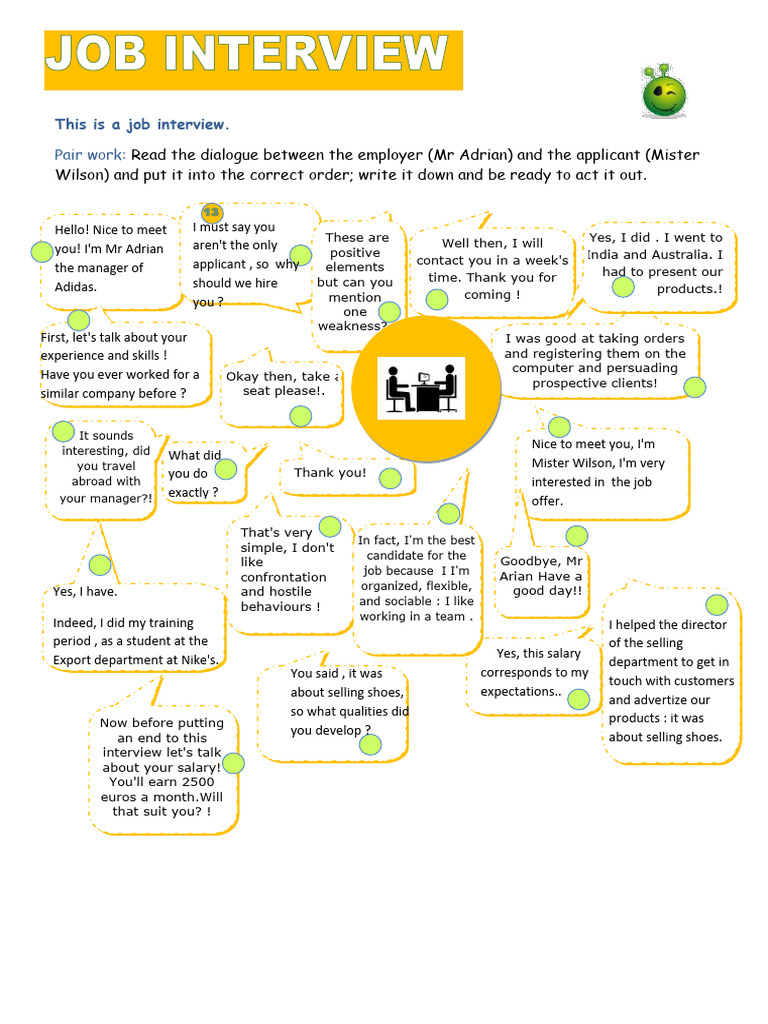Job Interview Homework | PDF