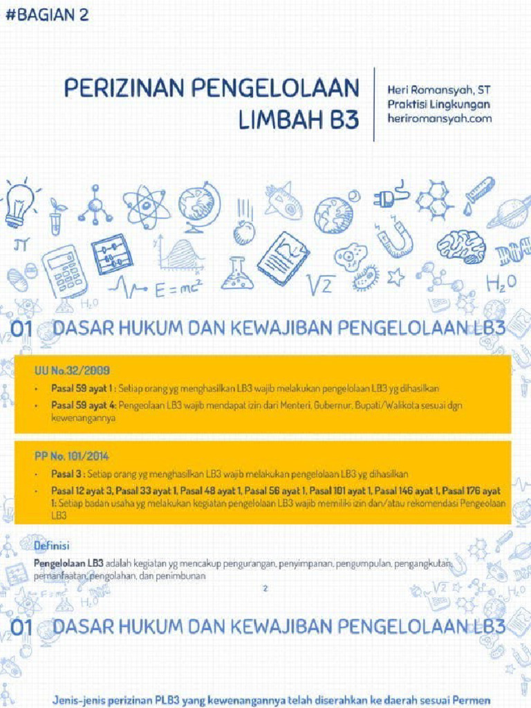 Pengurusan Izin Pengelolaan Limbah B3 | PDF