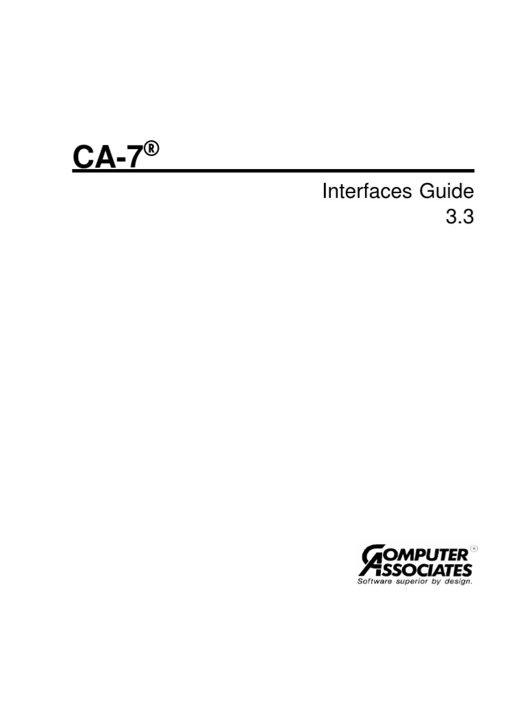 Ca7 Interface Guide | PDF | Application Programming Interface | Subroutine