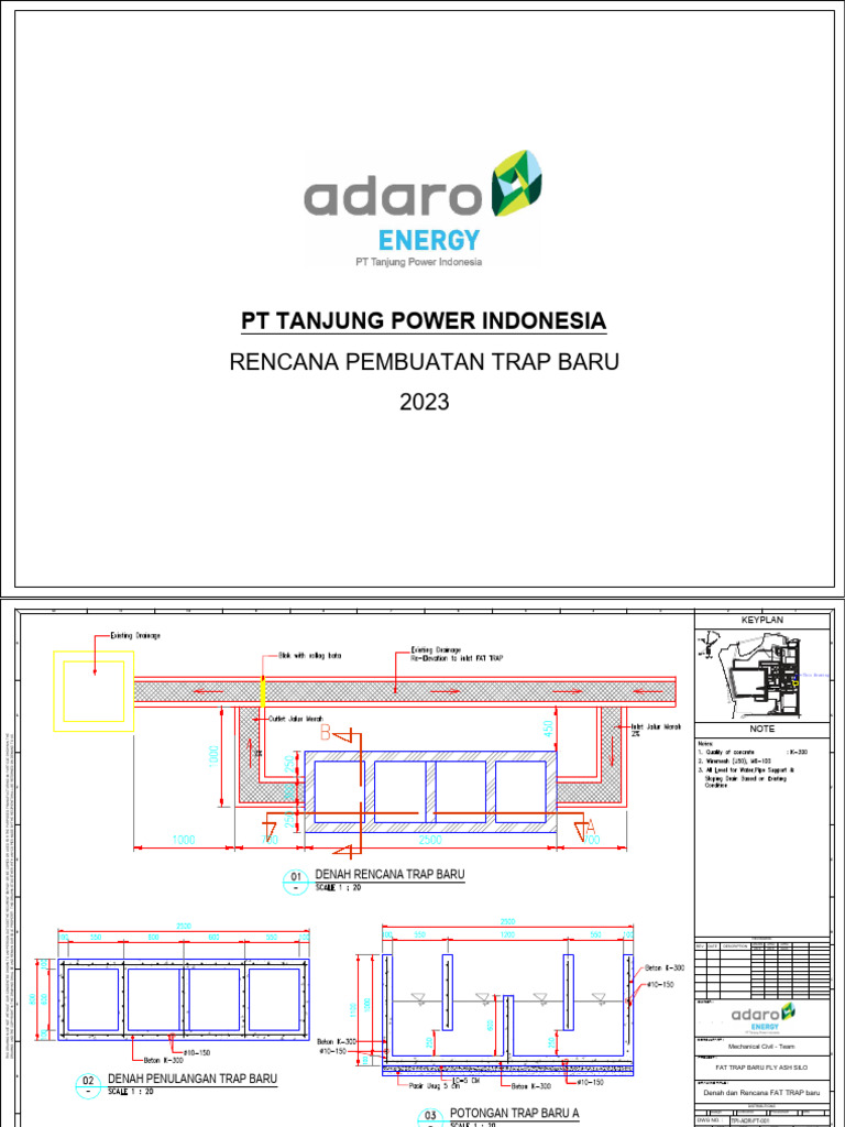 DWG - Additional Fat Trap Fly Ash Silo | PDF | Monopoly (Economics ...