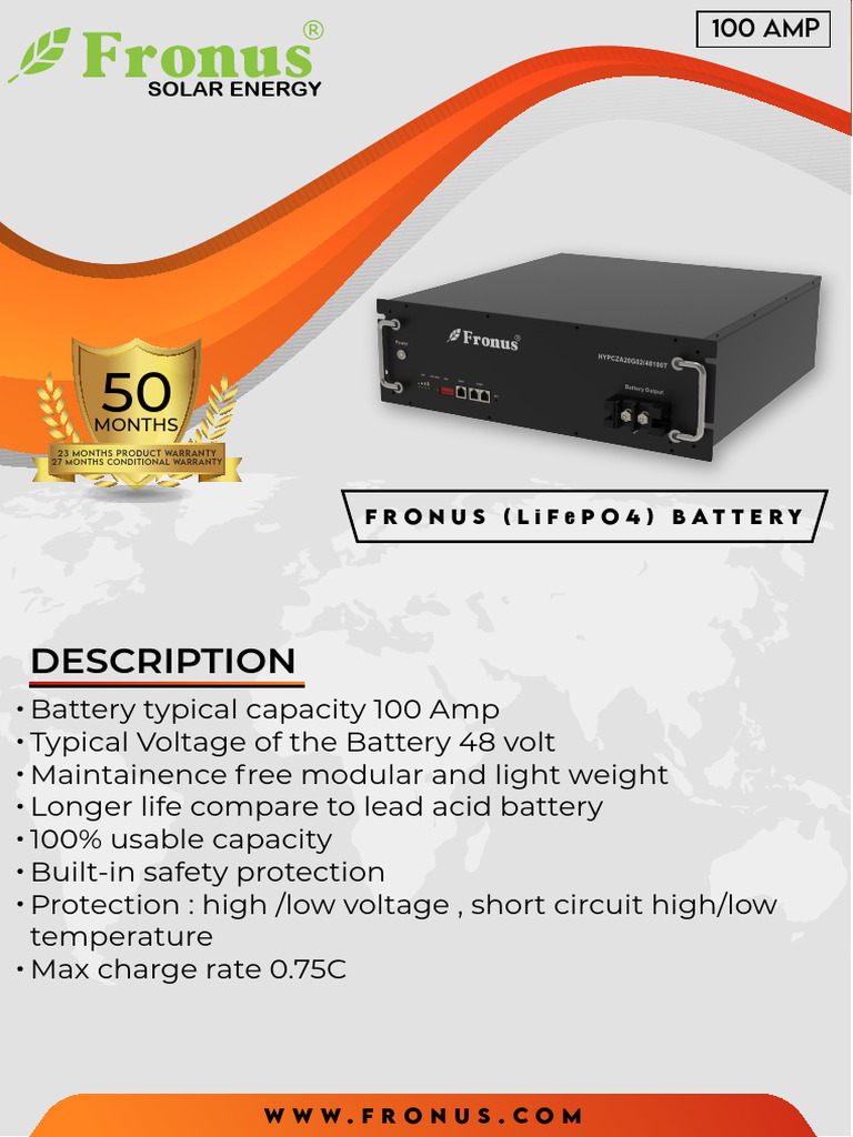 Fronus 100a | PDF