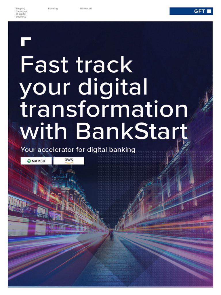 GFT Factsheet Bankstart | PDF | Cloud Computing | Amazon Web Services