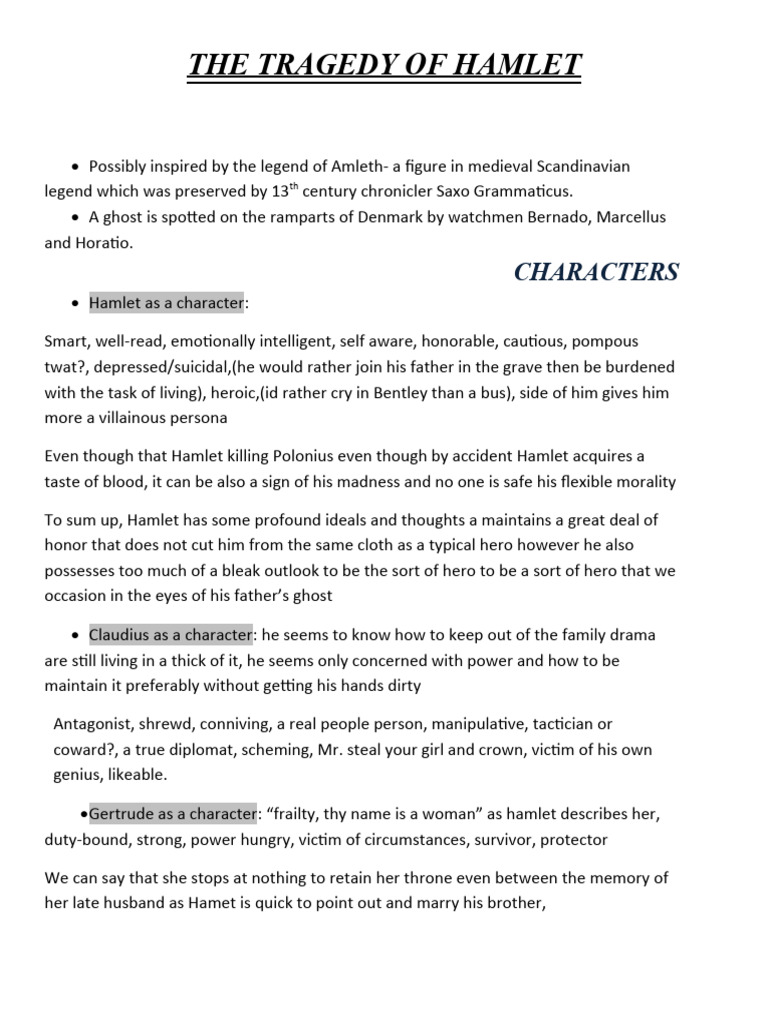 Hamlet | PDF | Hamlet