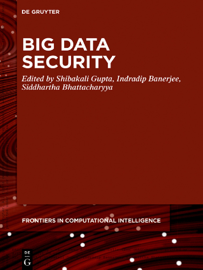 Big Data Security | PDF | Big Data | Information Big Data Security | PDF | Big Data | Information