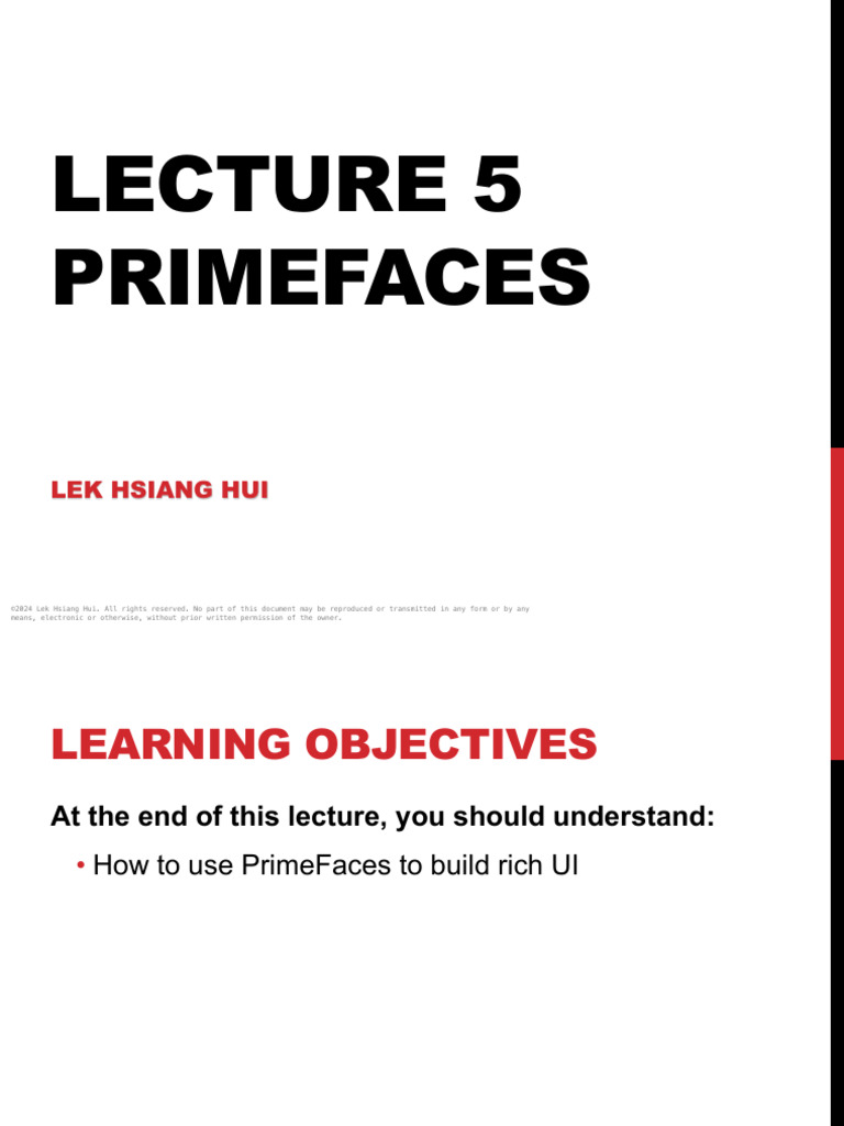 L5 Primefaces | PDF | Software | Computing