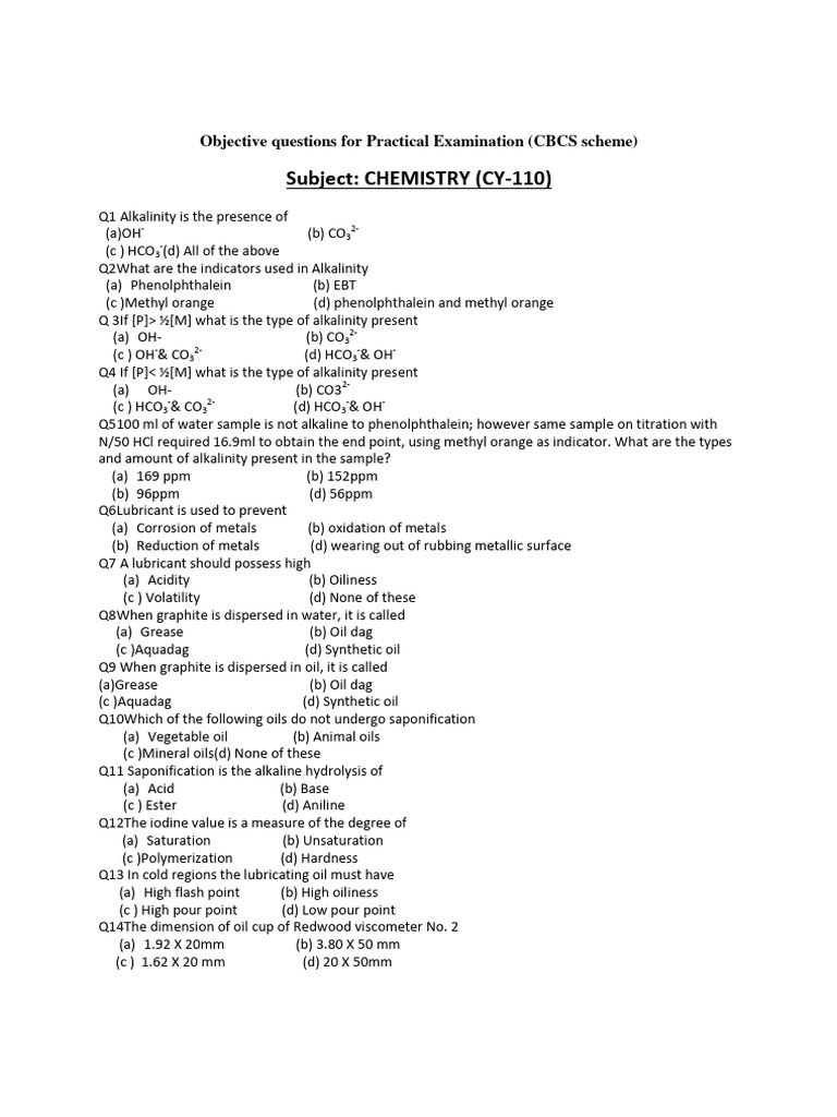 Cy 110 | PDF | Chemical Compounds | Analytical Chemistry