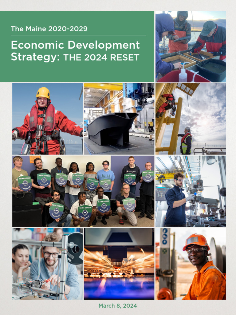Maine Economic Development Strategy 2024 Reset | Download Free PDF ...