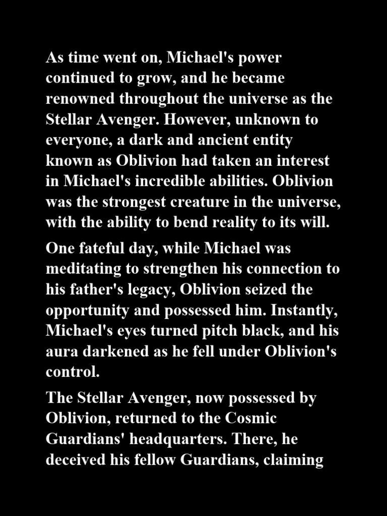 Cosmic Guardians: Father-Son Triumph | PDF | Universe