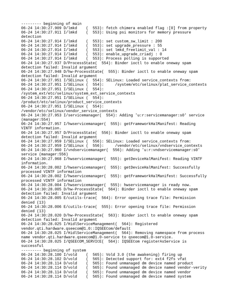 Logcat Home Fota Update Log | PDF | Computing | Operating System Technology