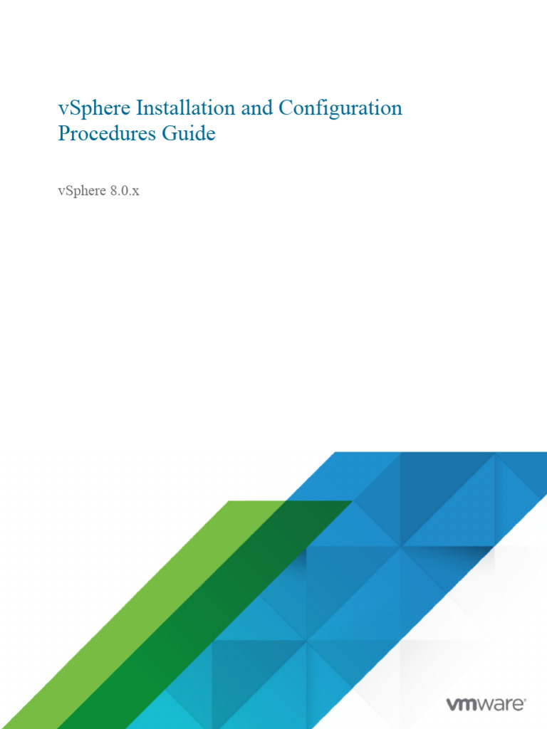 PD005 InstallGuide Vsphere 8.0.x | PDF | Domain Name System | Installation (Computer Programs)