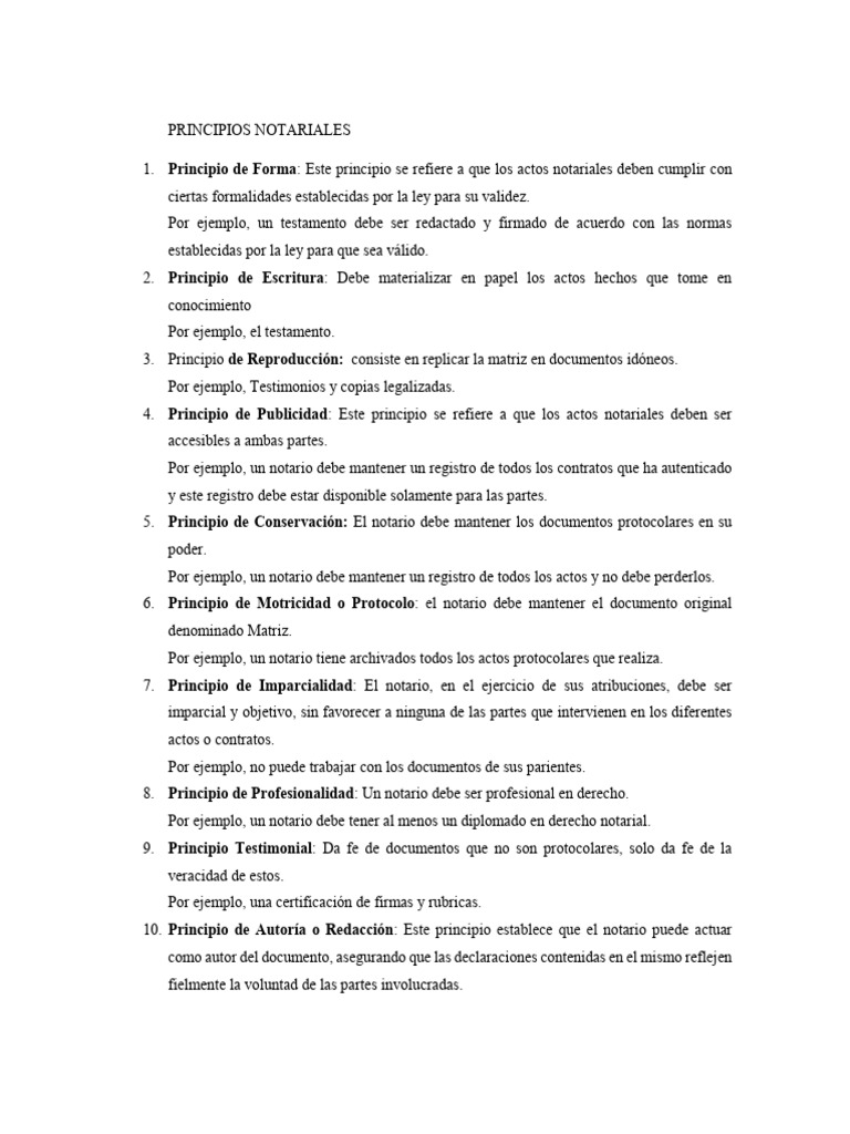 Principios Notariales | Descargar gratis PDF | Justicia | Crimen y violencia