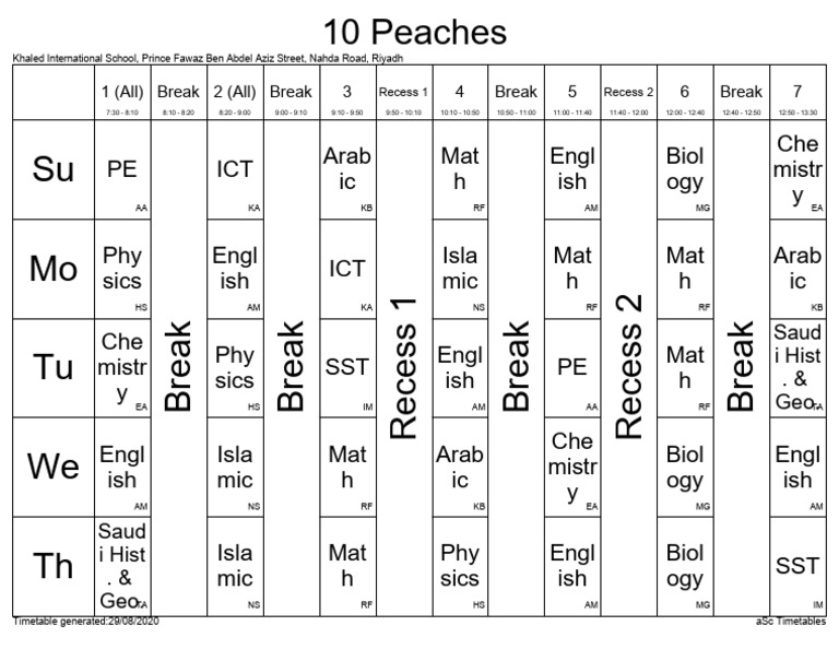 Class 10 Peaches | PDF