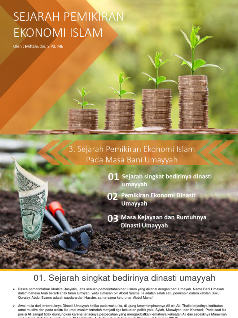 Sejarah Pemikiran Ekonomi Islam Pada Masa Bani Umayyah | PDF