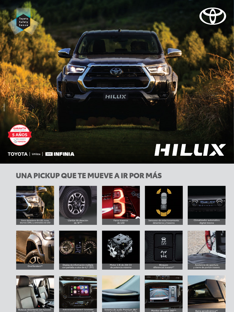 Toyota Hilux HG Triptico Nov-23-Ok-2-Web | Descargar gratis PDF | Tracción en las cuatro ruedas ...
