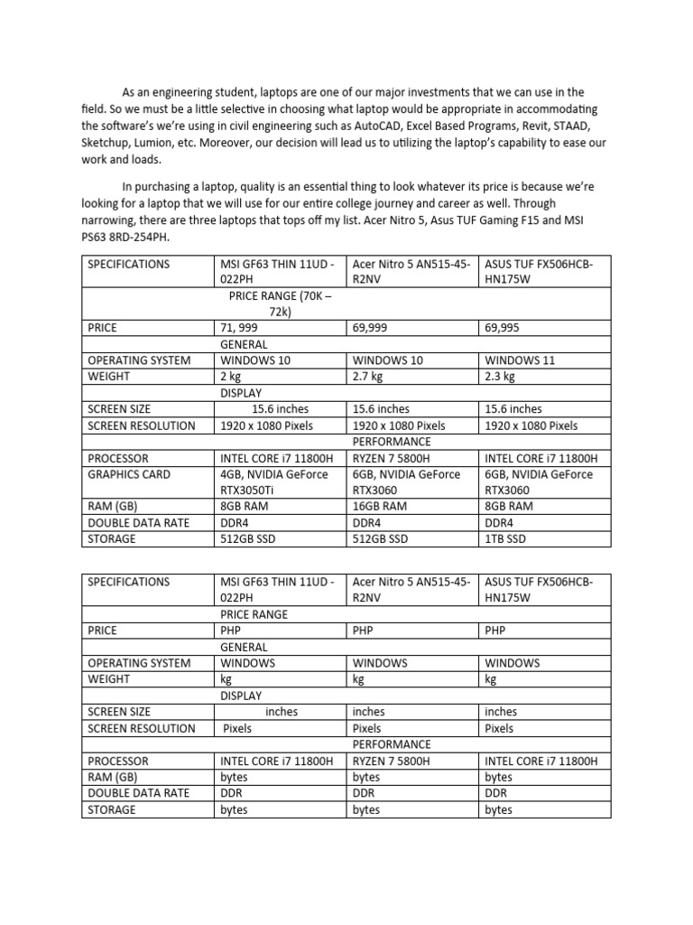ECON | PDF | Laptop | Solid State Drive