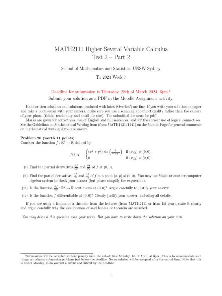 Test 2 - Part 2 | Download Free PDF | Theorem | Mathematics