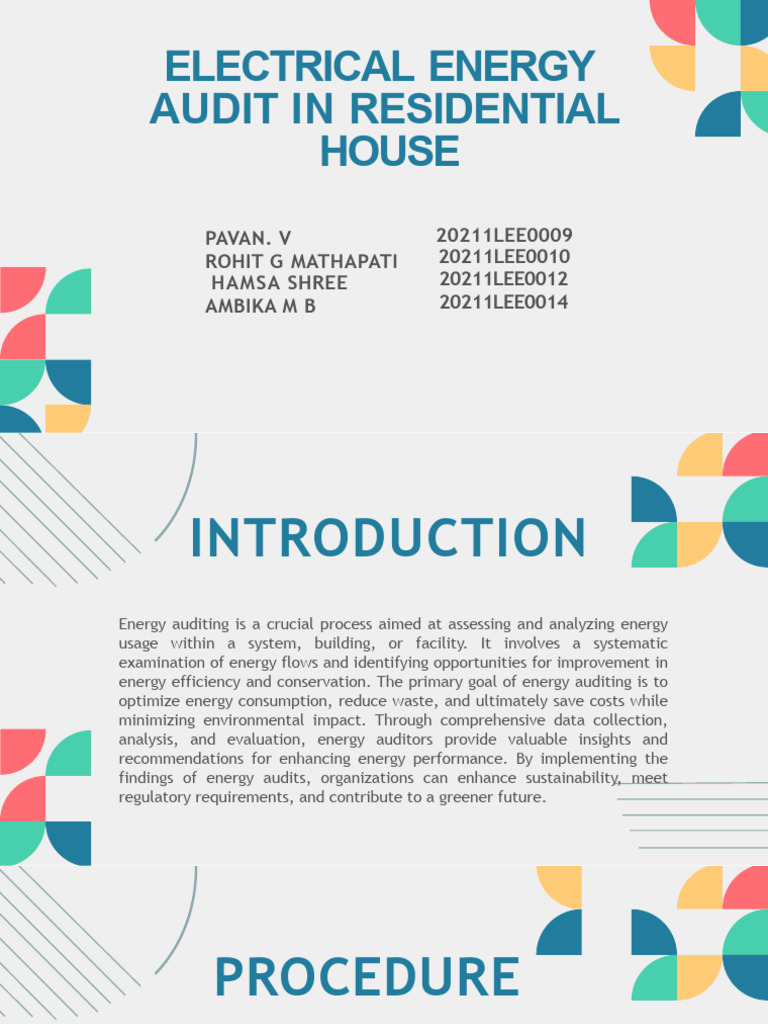 Electrical Energy Audit in Residential House Updated | PDF | Audit ...