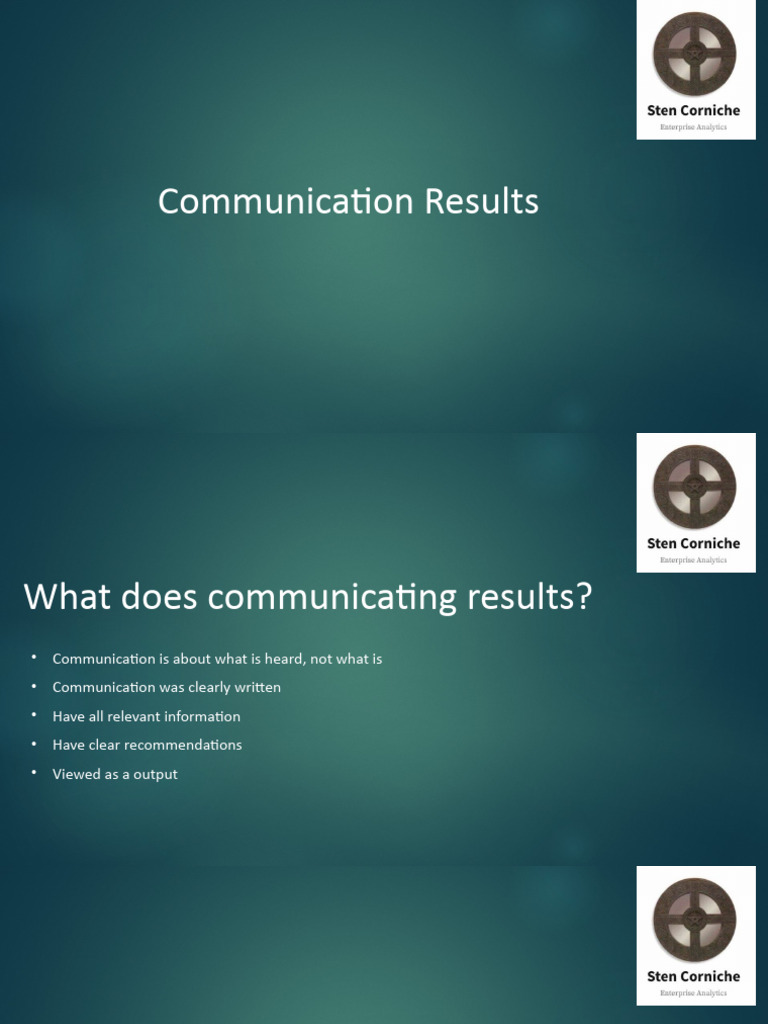 Communication Result | PDF | Communication | Nonverbal Communication