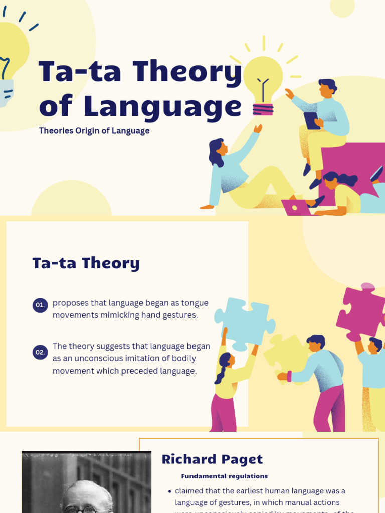 Ta-ta Theory: Language from Gestures | PDF | Gesture | Communication