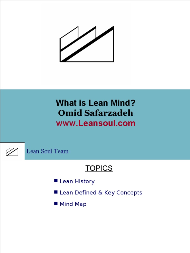 What Is Lean Mind | PDF | Lean Manufacturing | Inventory