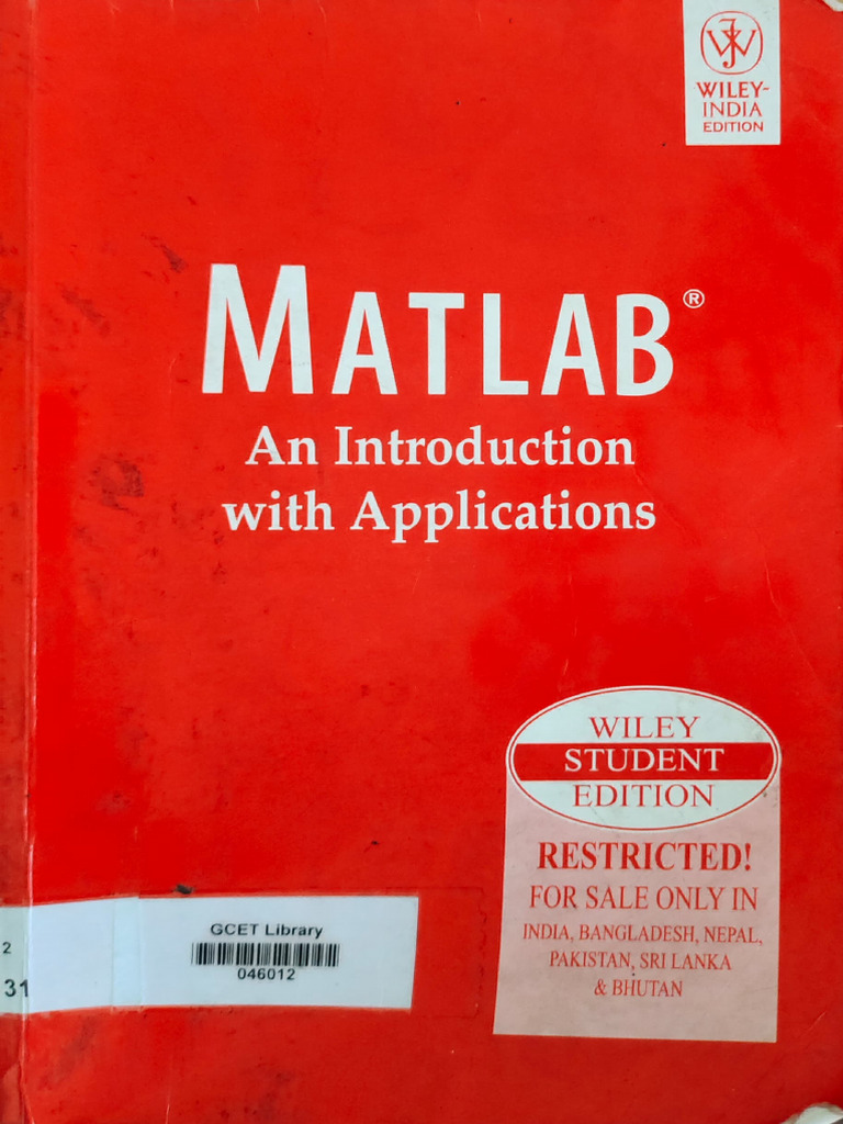 MATLAB Textbook | PDF