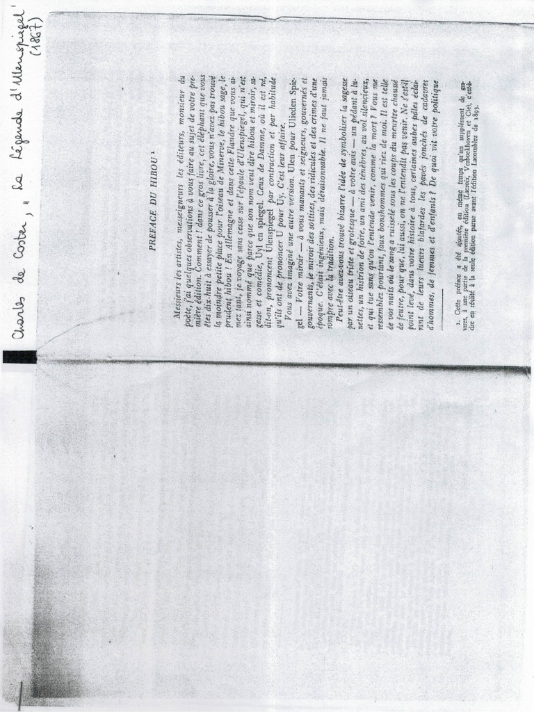 Charles de Coster | PDF