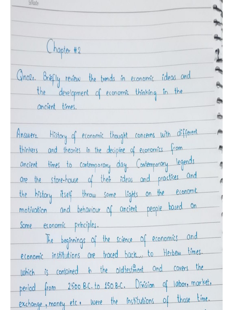 History of Eco - Thoughts ..Notes | PDF