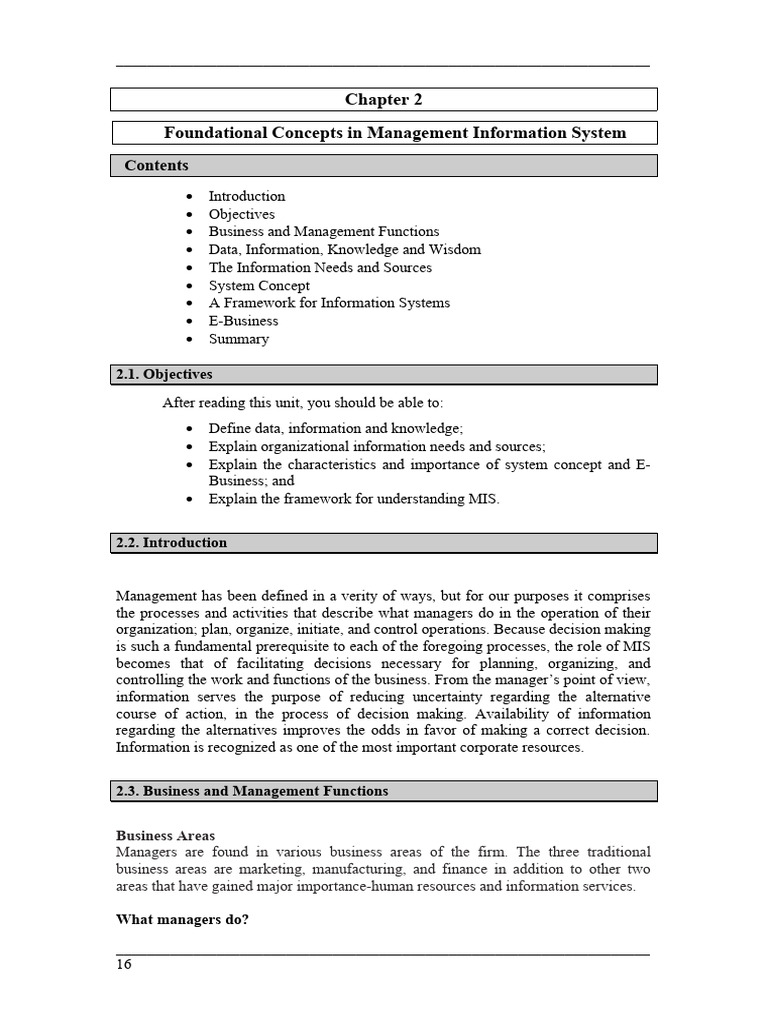Mis Chapter Two | PDF | System | Electronic Business