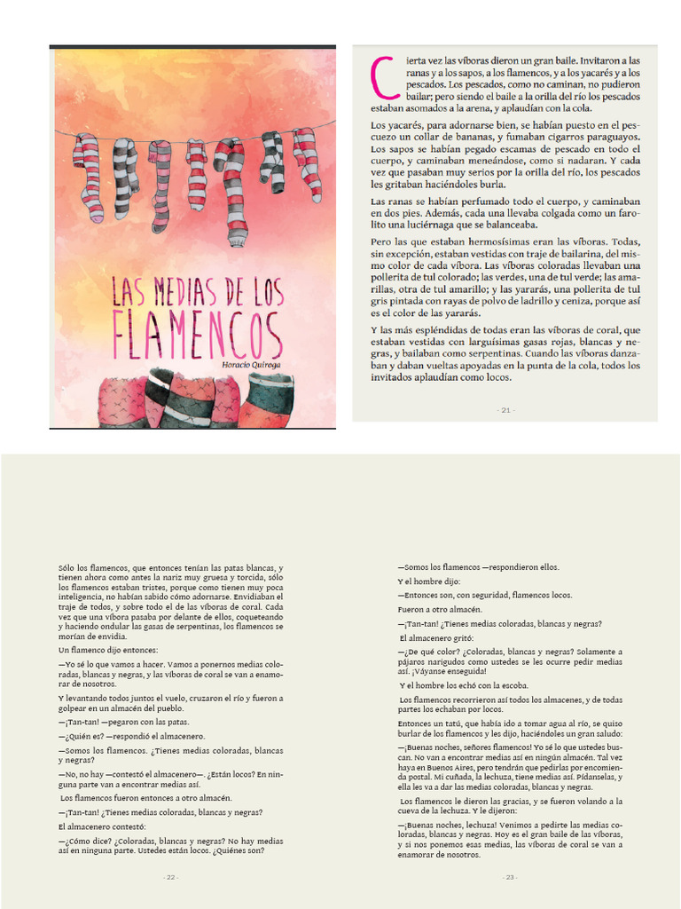 Flamencos: La historia de sus patas coloradas | PDF