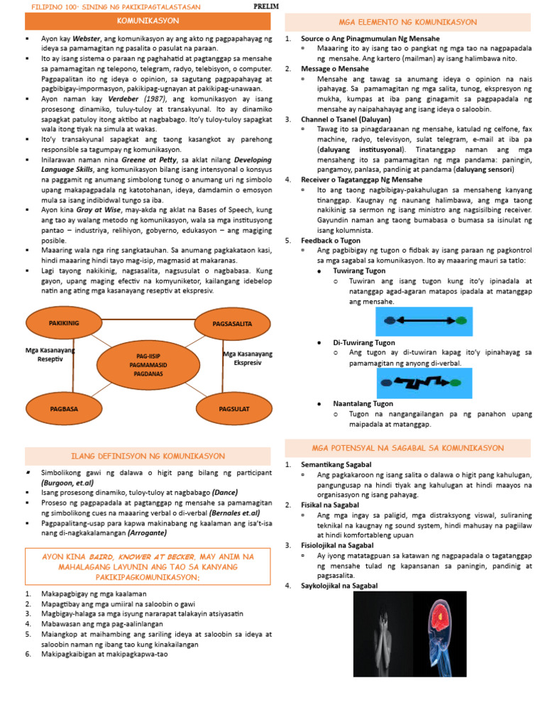 Filipino Notes | PDF