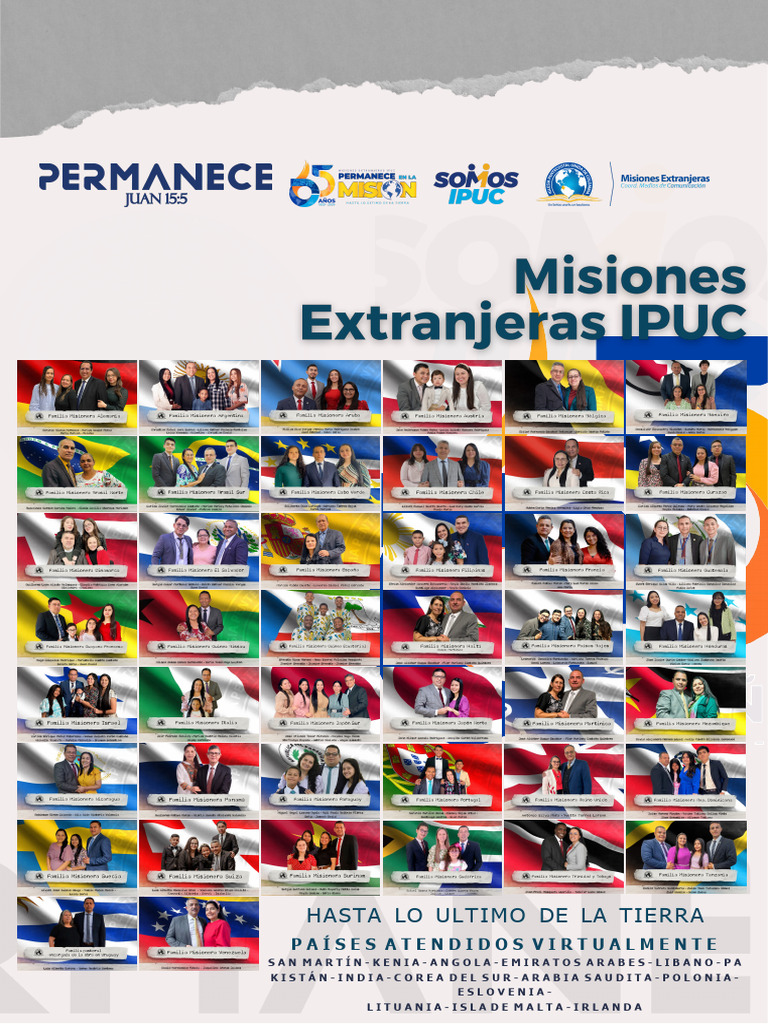 Afiche Oficial Misiones Extranjeras IPUC-2024 | PDF