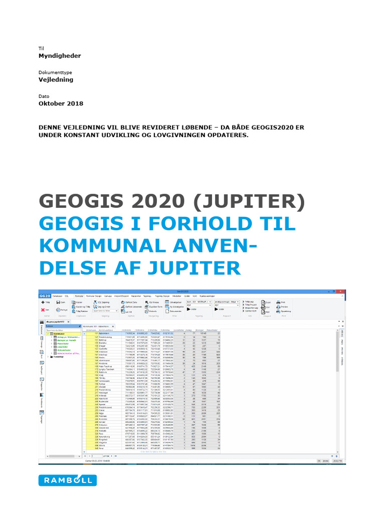 GeoGIS2020 Jupiter | PDF