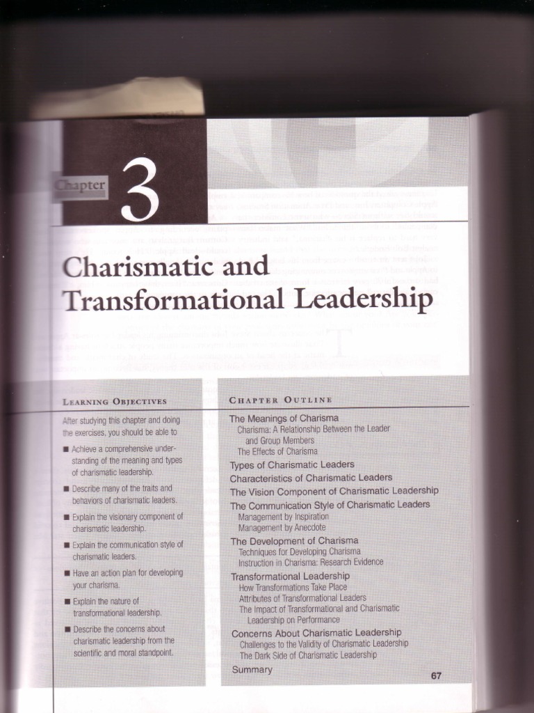 Dubrin Chapter 3 | PDF | Charisma | Max Weber