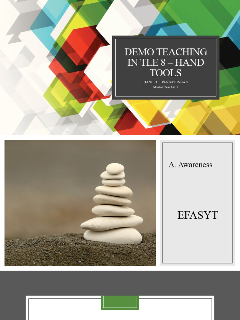 TLE 8: Hand Tools Overview and Activities | PDF | Tools