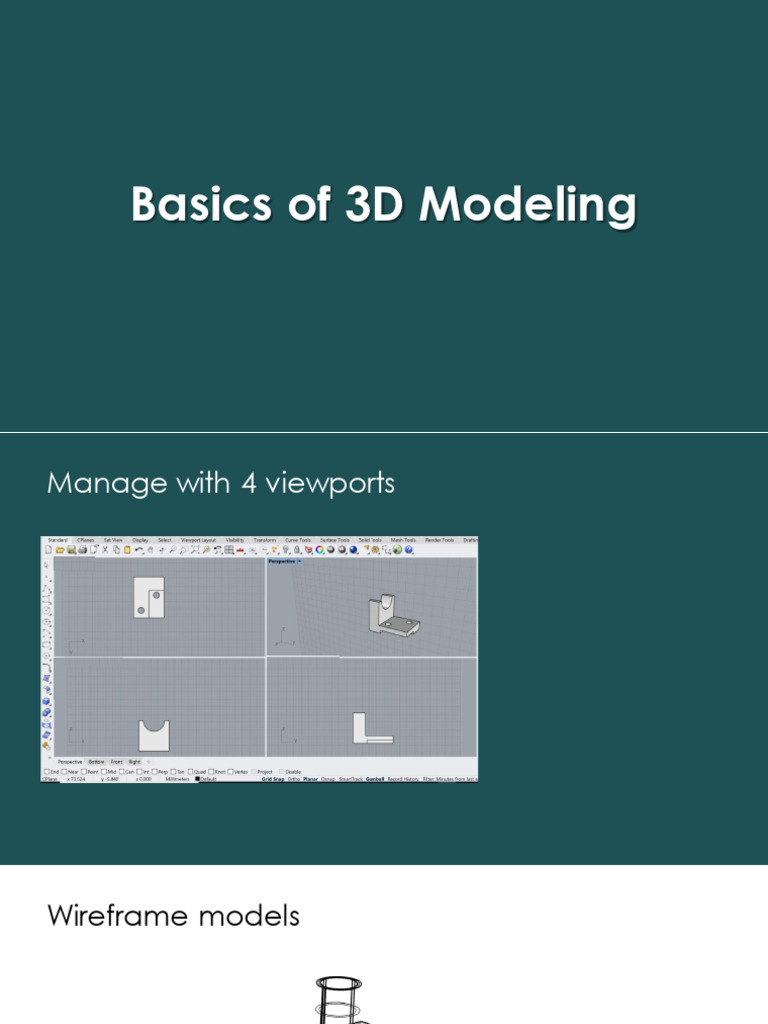 003basics of 3D Modeling 1 | PDF | 3 D Computer Graphics | 3 D Modeling