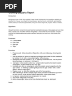 Bacteria Testing Science Fair Ideas | PDF | Experiment | Hypothesis