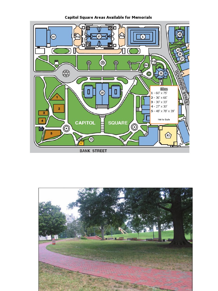 Areas For Capitol Square Memorials | PDF