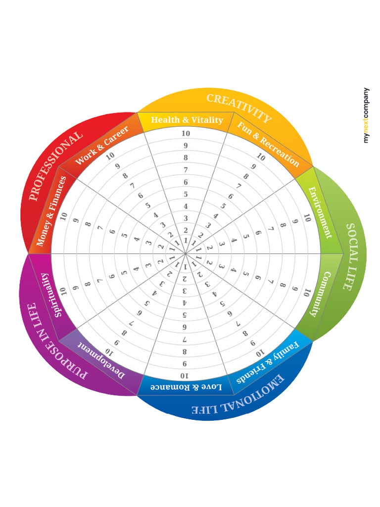Roue de La Vie en Couleur | PDF