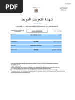 Attestation de Titularisation Employé | PDF