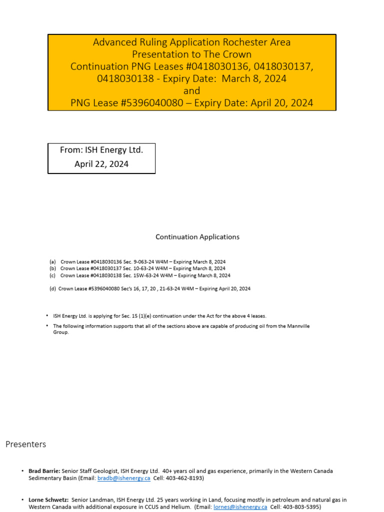 Rochester Continuation Presentation To Crown Secs 9 10 W15 16 17 20 and 21 FINAL Shown To Crown ...