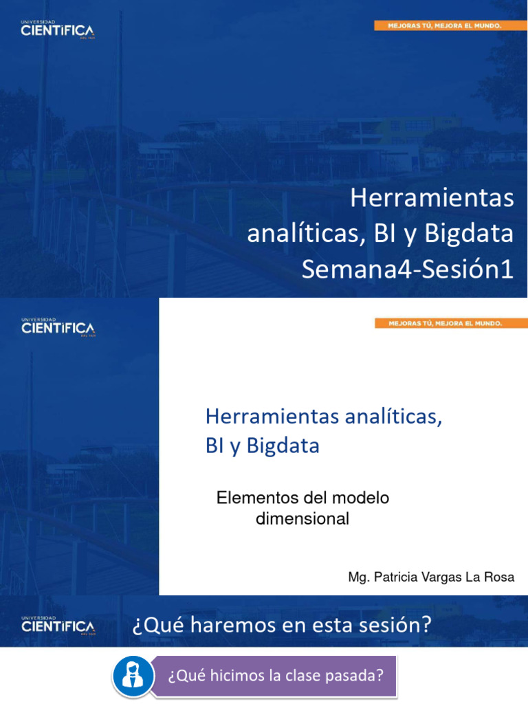 Semana4 Herramientas Analiticas Bi Bigdata | PDF | Almacén de datos | Big Data