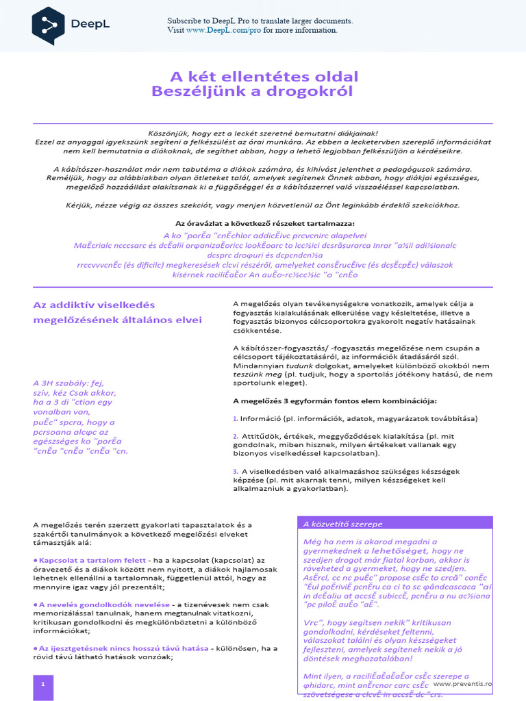 Cele-doua-fete-opuse-Suport-pentru-lectie (1) Hu | PDF