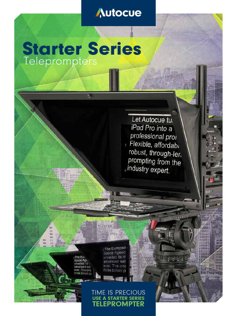 Autocue Starter-Series Flyer | PDF | I Pad | Tripod (Photography)