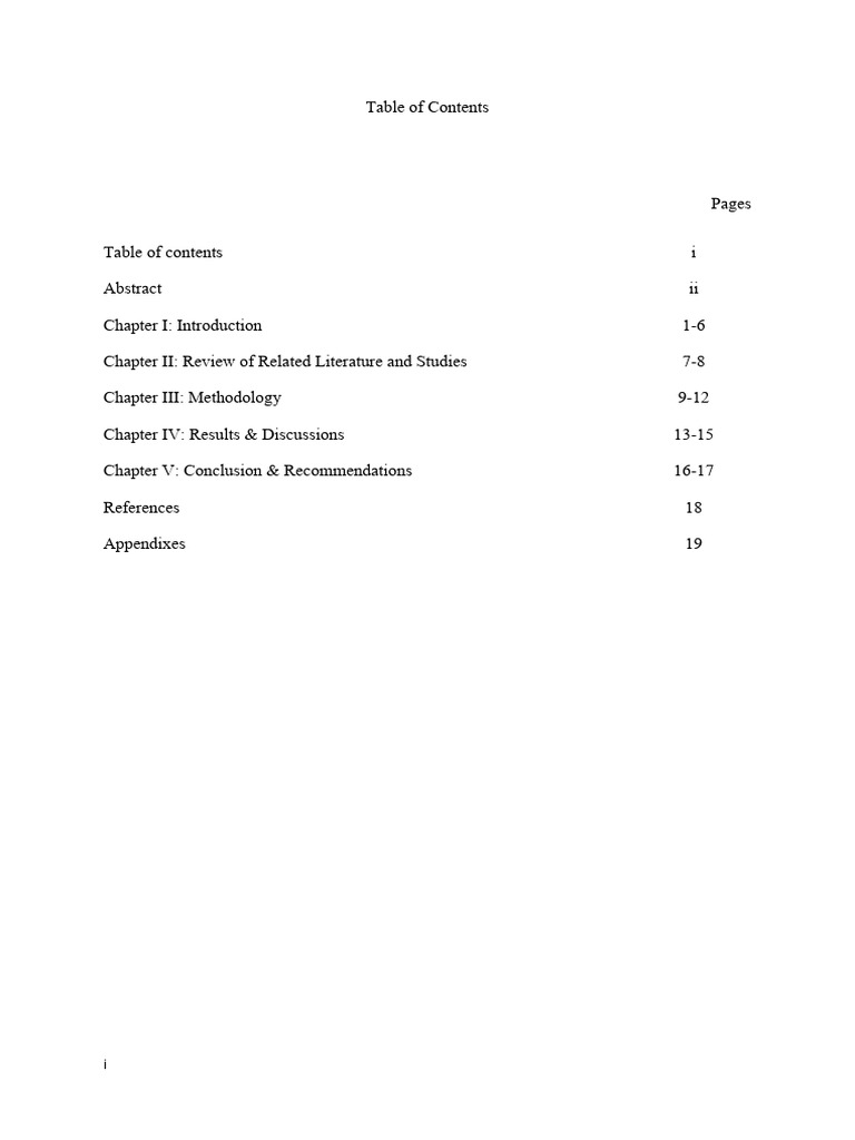 table of c | PDF