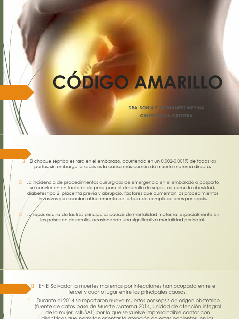 Código Amarillo | PDF | Septicemia | El embarazo